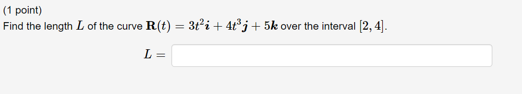 Solved (1 point) Given Find the derivative R' (t) and norm | Chegg.com