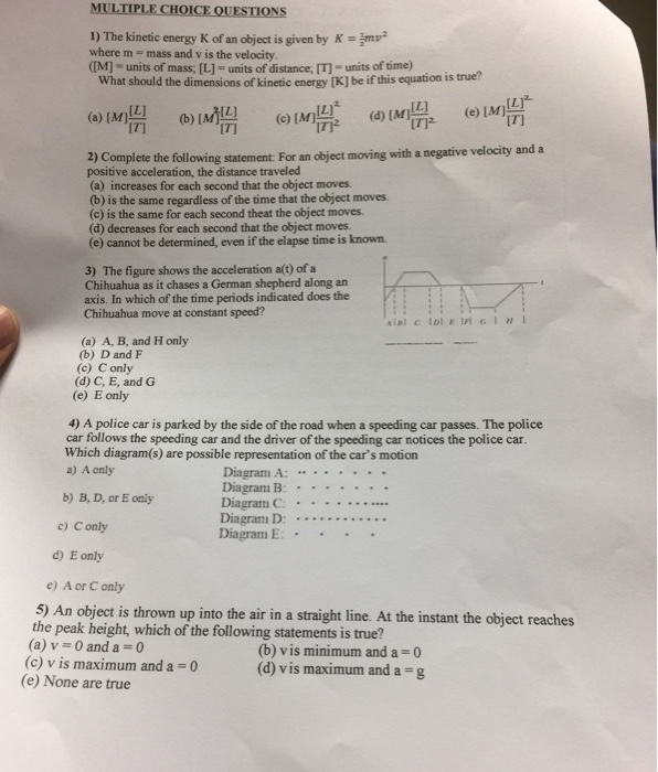 Solved The kinetic energy K of an object is given by K=1/2 | Chegg.com