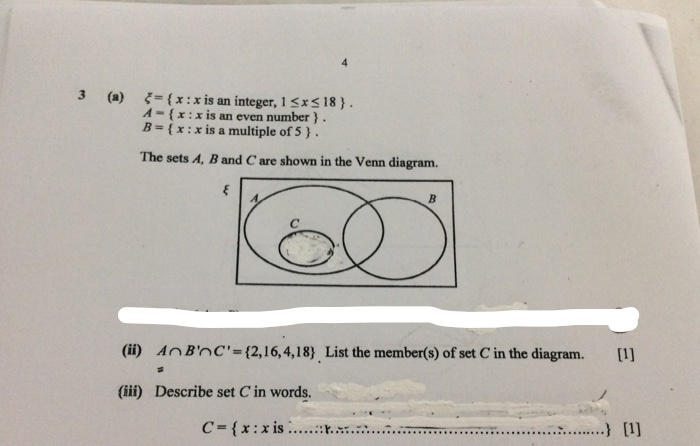 Solved (a) ζ= { x : x is an integer, 1 S$ A-(x:xis an even | Chegg.com