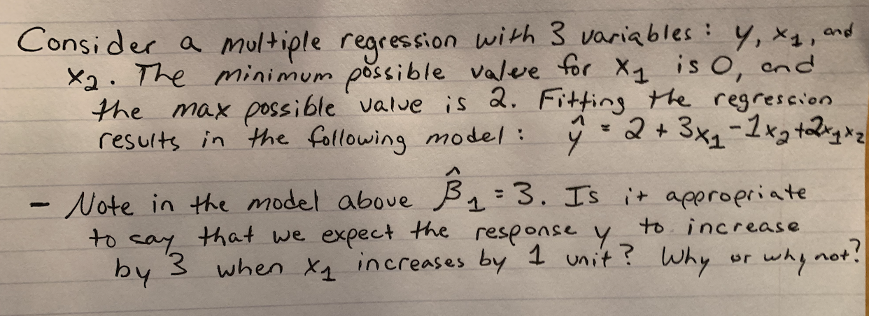Solved Consider a multiple regression with 3 variables: 4, | Chegg.com