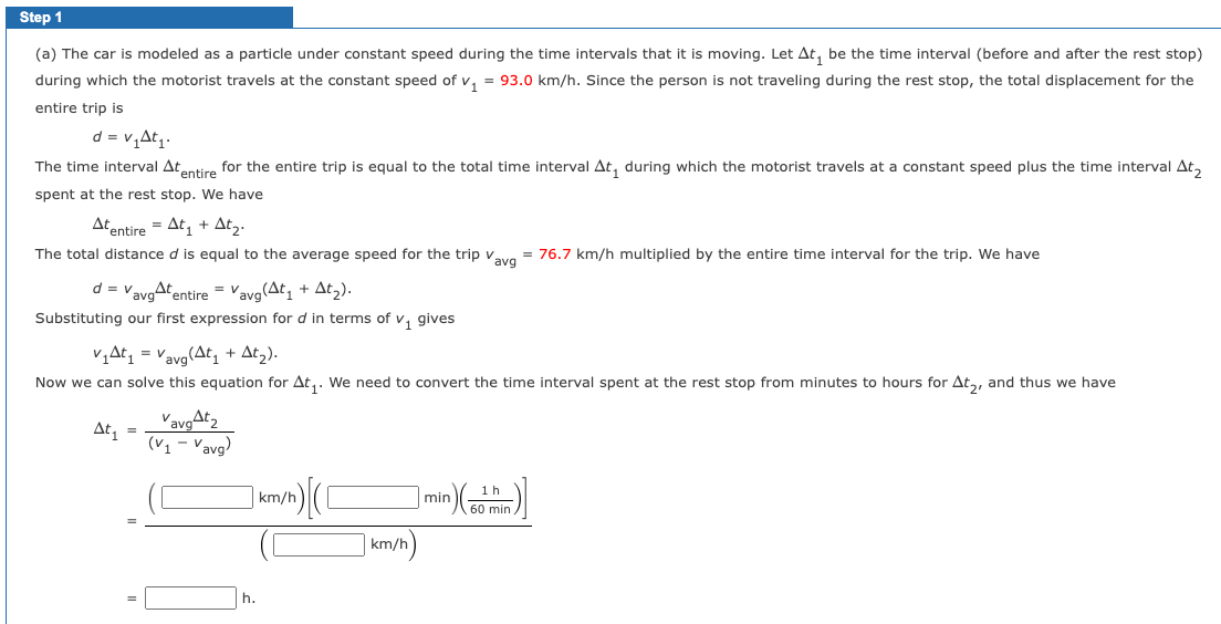 Solved A person takes a trip, driving with a constant speed | Chegg.com