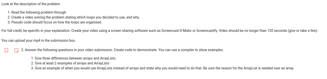 Solved Look at the description of the problem. 1. Read the | Chegg.com