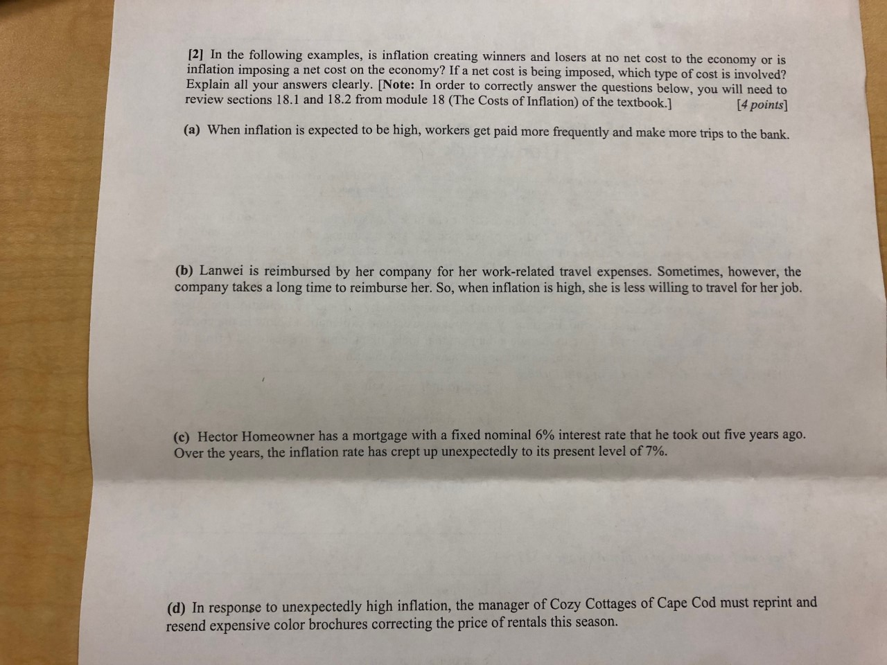 [2] In the following examples, is inflation creating | Chegg.com