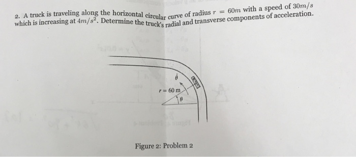 Solved A truck is traveling along the horizontal circular | Chegg.com Solved A truck is traveling along the horizontal circular | Chegg.com