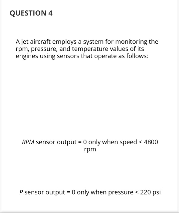 Solved QUESTION 4 A jet aircraft employs a system for | Chegg.com