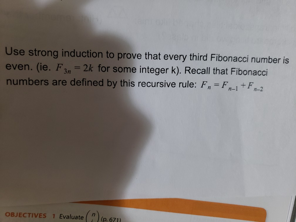 Solved Use strong induction to prove that every third | Chegg.com