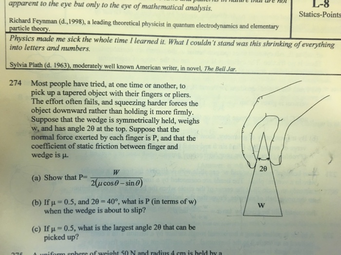 Solved apparent to the eye but only to the eye of | Chegg.com
