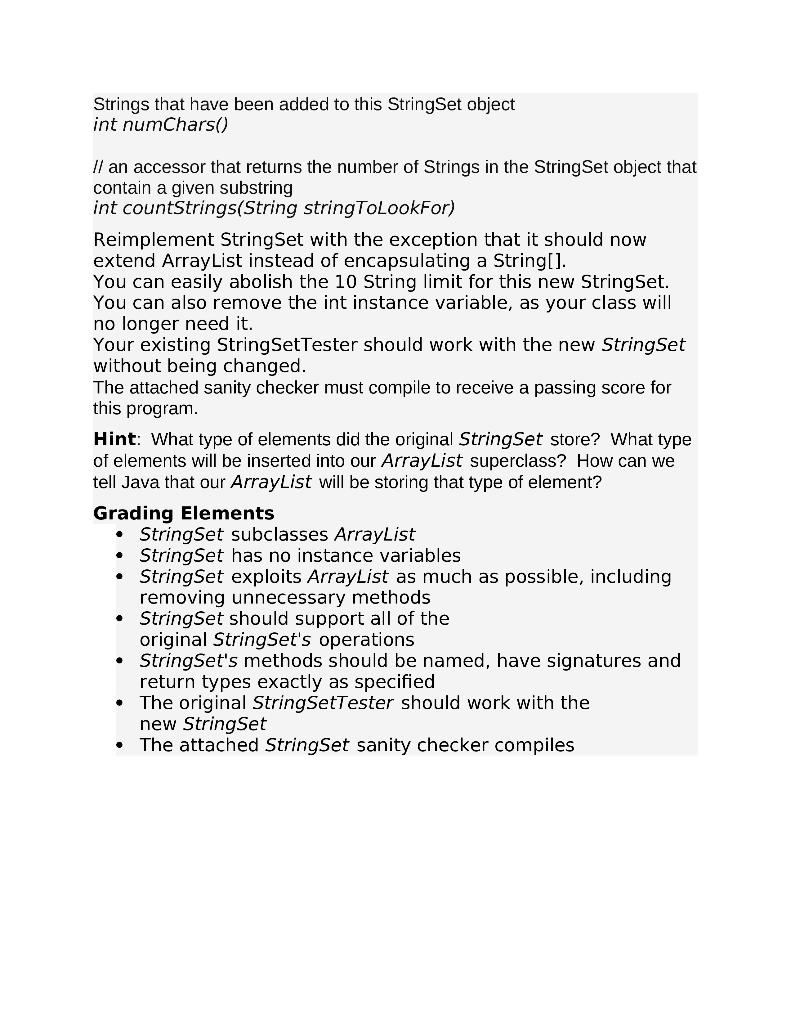 Solved *** Java Program Beginner*** Earlier we wrote a class | Chegg.com