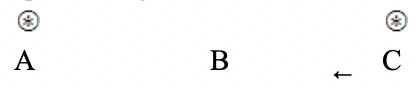 Solved Three observers located at A, B, and C are watching | Chegg.com