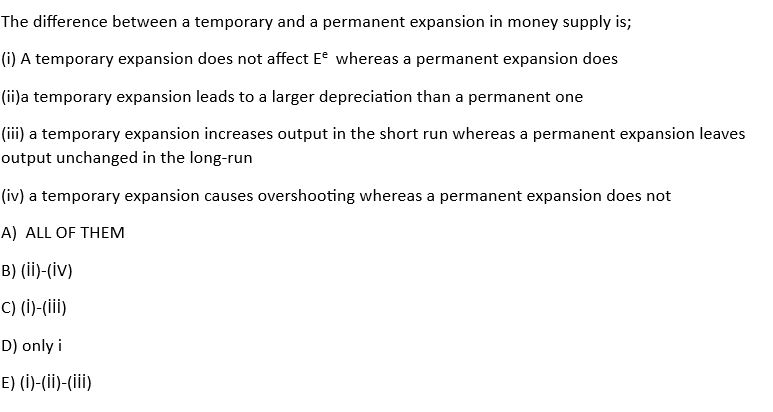 Solved The difference between a temporary and a permanent | Chegg.com