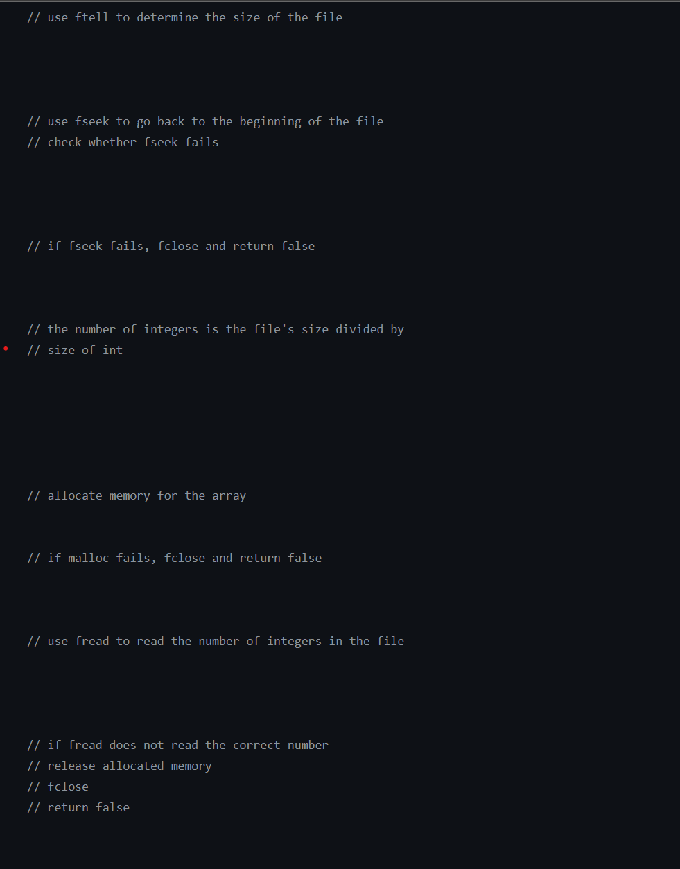 Solved Program in C. Provide detailed coding for the | Chegg.com