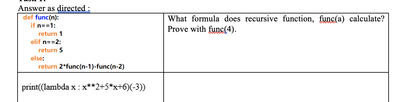 Solved Answer as directed: \begin{tabular}{|c|c|} \hline | Chegg.com