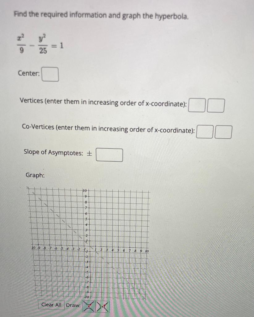 Solved Find the required information and graph the | Chegg.com