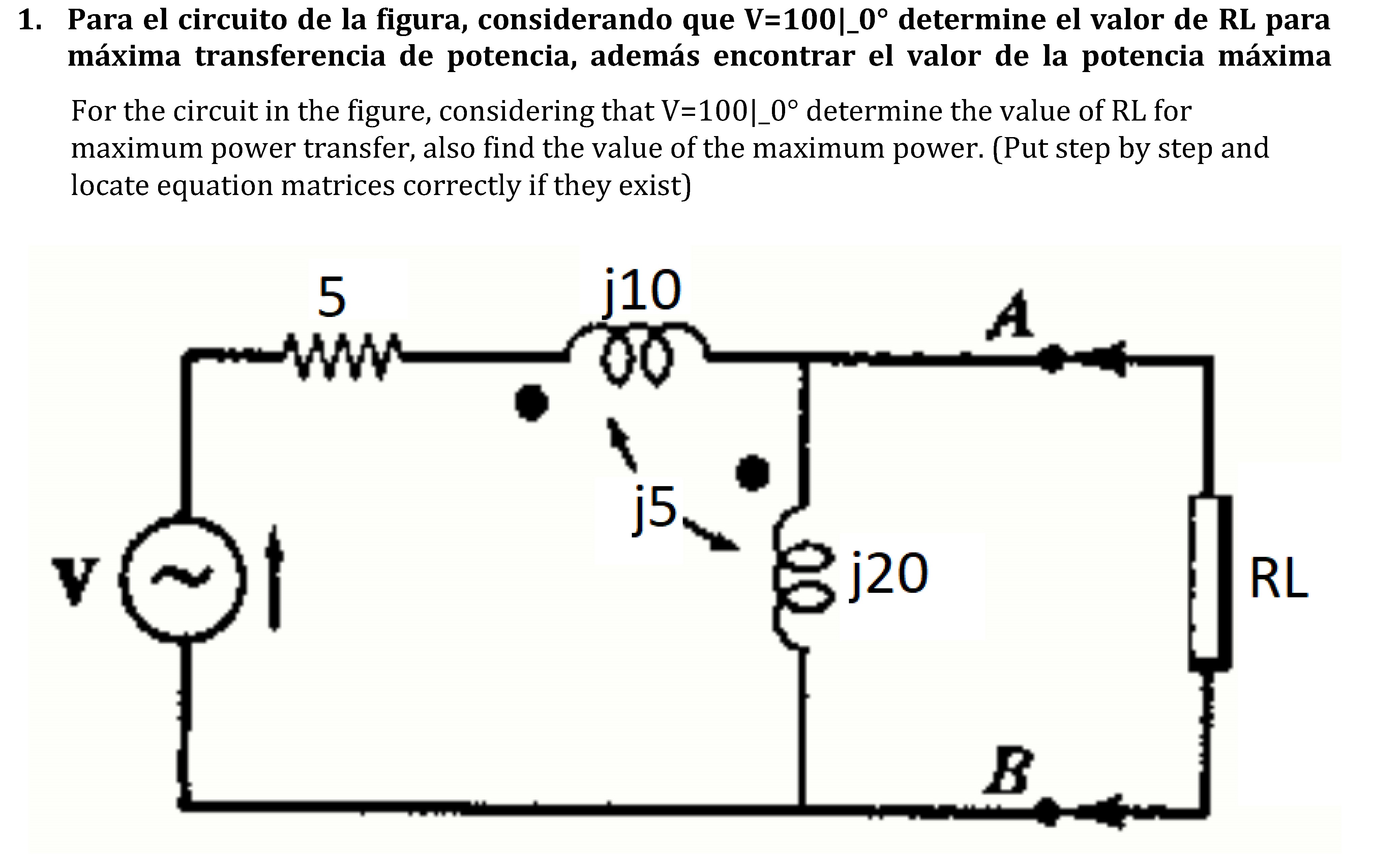 Solved Para el circuito de la figura, considerando que | Chegg.com