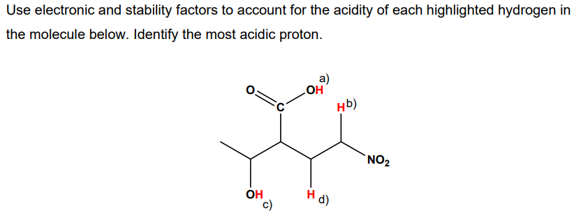 Solved Use electronic and stability factors to account for | Chegg.com