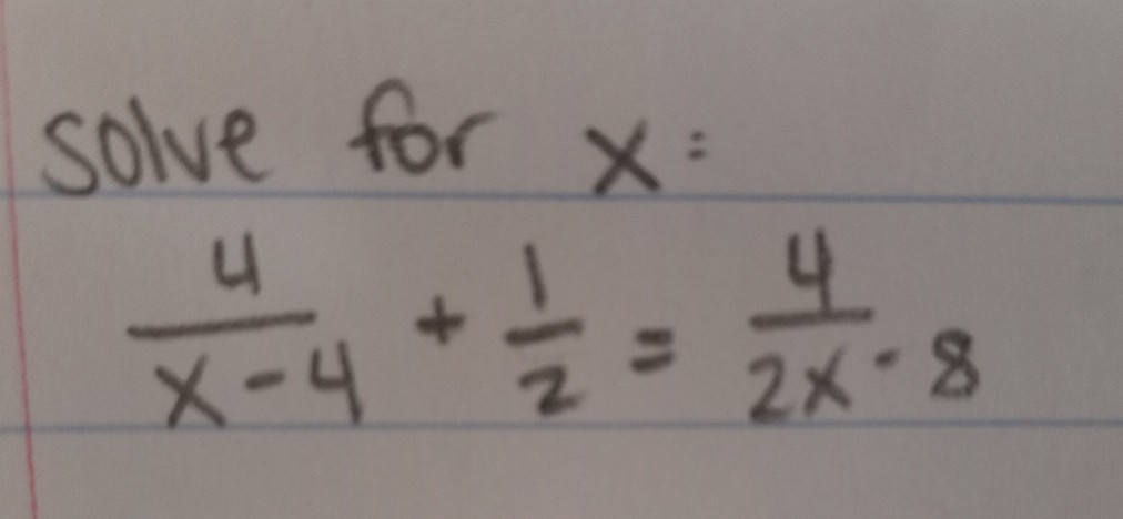 Solved solve for X | Chegg.com