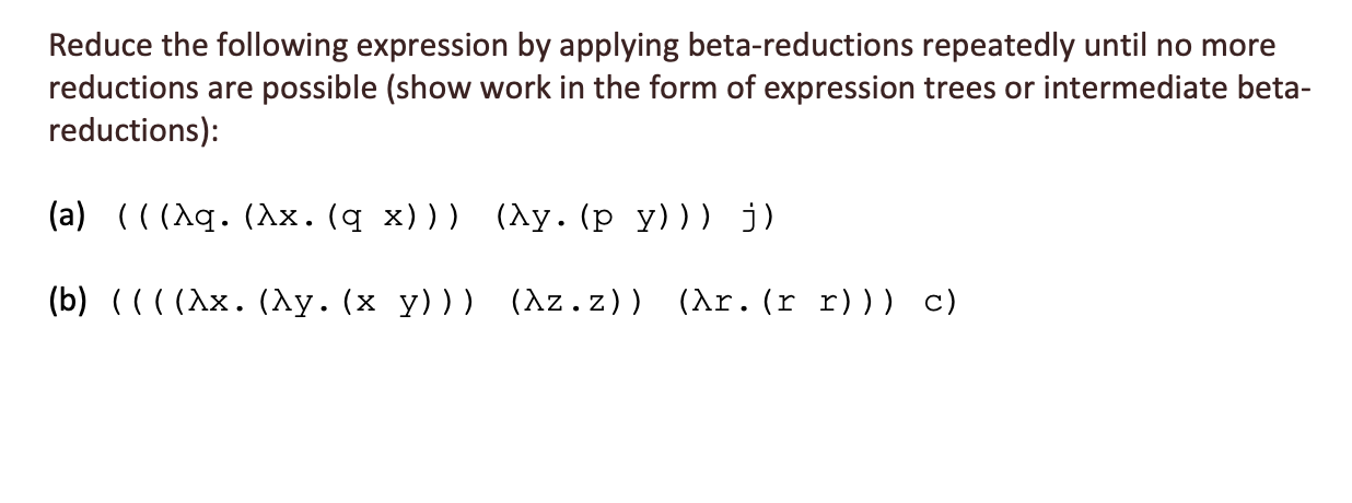 Reduce the following expression by applying | Chegg.com