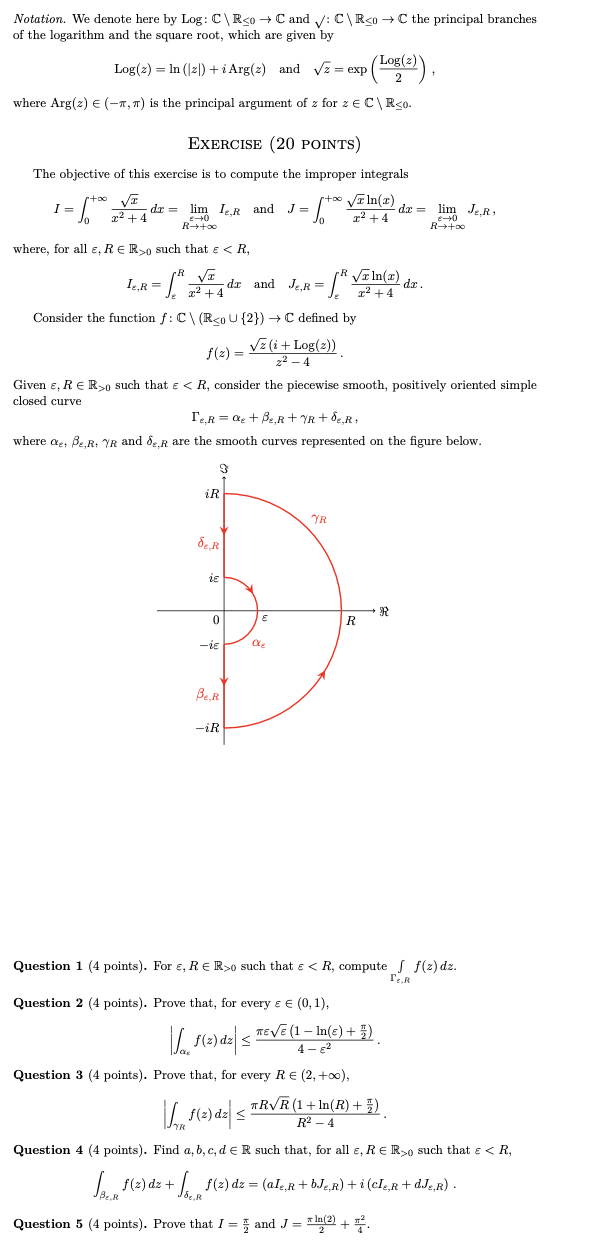 Solved log(z)=ln(|z|)+iArg(z), ﻿and ,z2=exp(log(z)2),where | Chegg.com