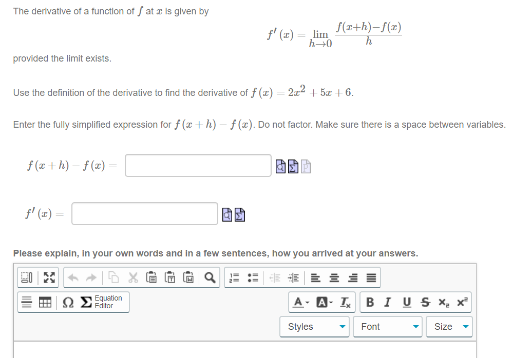 Solved The derivative of a function of f at 3 is given by | Chegg.com
