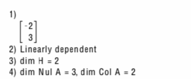 Solved Linear Algebra & Matrix CalculatingPlease explain IN | Chegg.com
