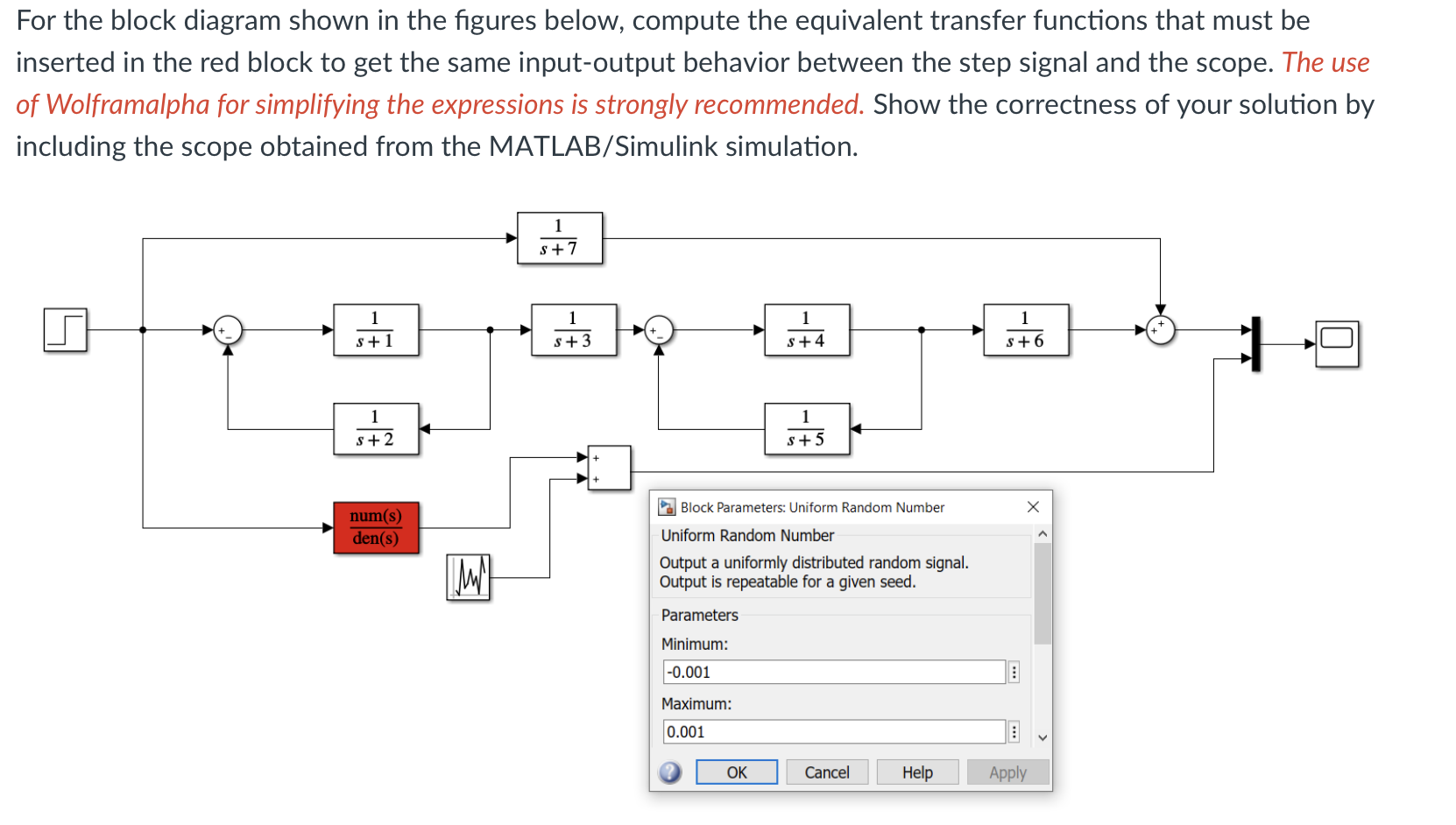 Solved For the block diagram shown in the figures below, | Chegg.com