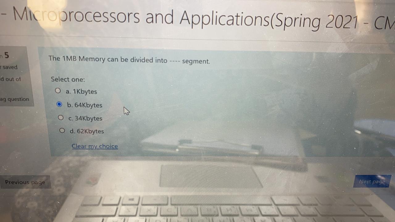 Solved - Microprocessors and Applications(Spring 2021 - CM 5 | Chegg.com