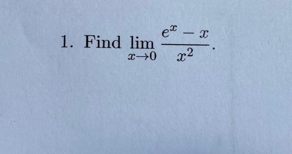 Solved 1. Find lim x2 | Chegg.com
