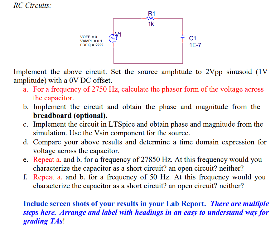 Solved Could you please solve these by drawing it in LTspice | Chegg.com