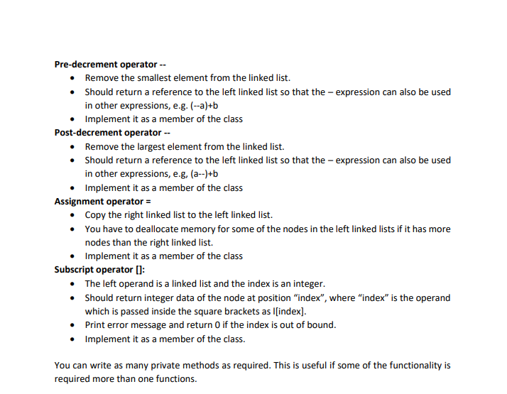 Solved Create A Class Orderedlinkedlist To Implement A