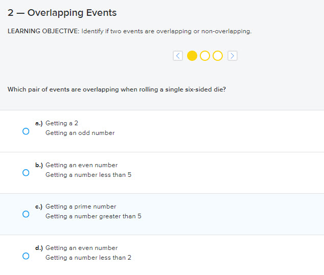 Solved 2 - Overlapping Events LEARNING OBJECTIVE: Identify | Chegg.com