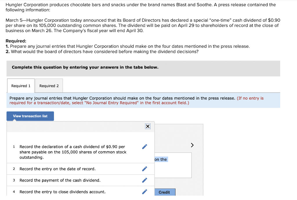 Solved Hungler Corporation produces chocolate bars and | Chegg.com