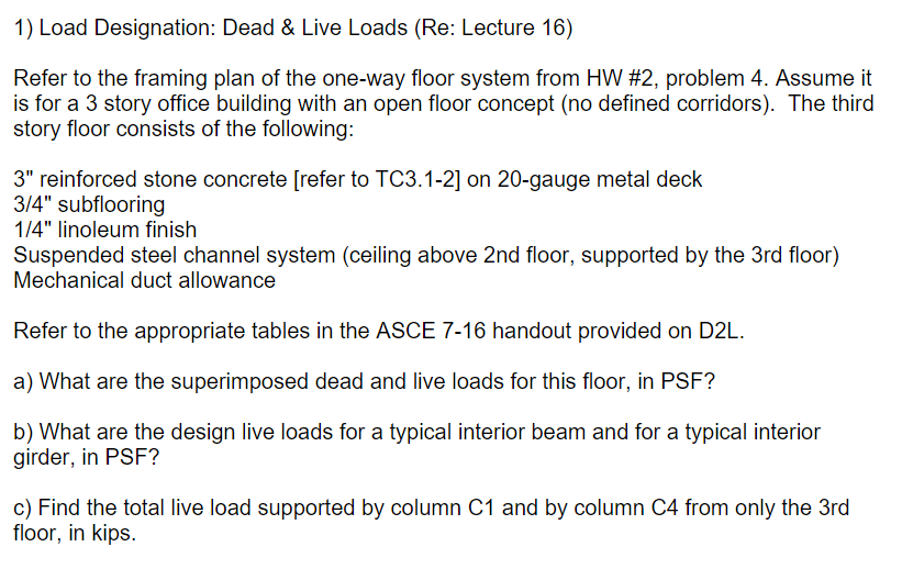 Solved Neglect the self weight of beams and columns, and | Chegg.com