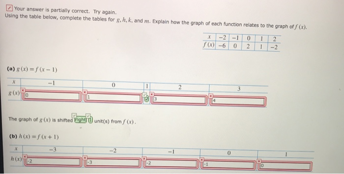 Solved Your answer is partially correct. Try again. Using | Chegg.com