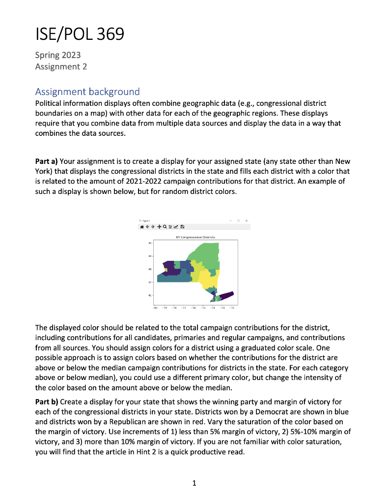 Assignment background Political information displays | Chegg.com