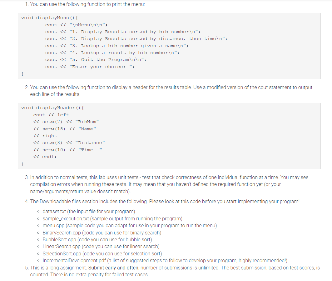 Solved How do you make a code for this project in C++? It | Chegg.com