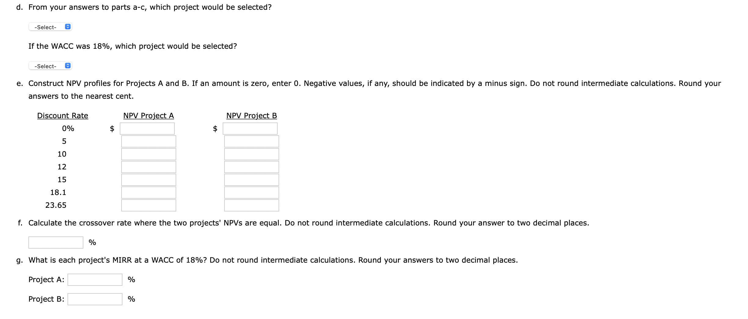 Solved 5. Problem 11.17 (Capital Budgeting Criteria) A | Chegg.com