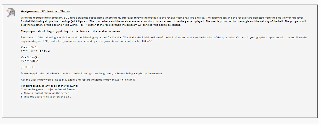 The programming language is python with the | Chegg.com