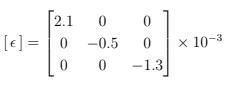 Solved The strain tensor at a point in a body is given | Chegg.com
