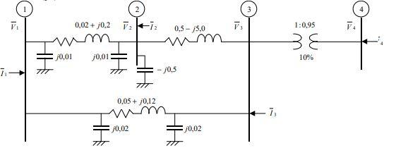 Solved The data for the 4-bar, 4-branch circuit (3 lines and | Chegg.com