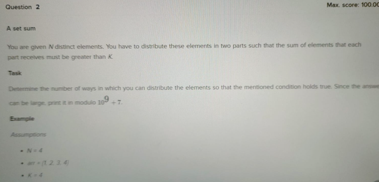 Solved You Are Given N Distinct Elements You Have To 