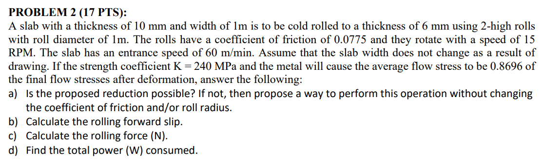 Solved PROBLEM 2 (17 PTS): A slab with a thickness of 10 mm | Chegg.com