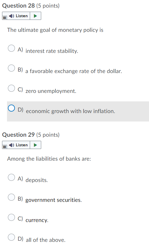 Solved Question 28 (5 points) Listen The ultimate goal of | Chegg.com