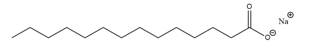 Solved Laundry soap is comprised of molecules such as | Chegg.com