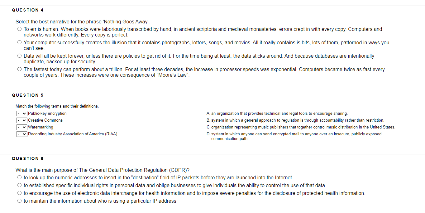 Solved QUESTION 4 Select the best narrative for the phrase | Chegg.com
