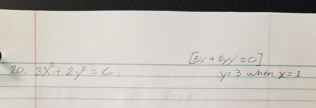 Solved The directions are to verify the general solution and | Chegg.com