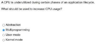 Solved A CPU is underutilized during certain phases of an | Chegg.com