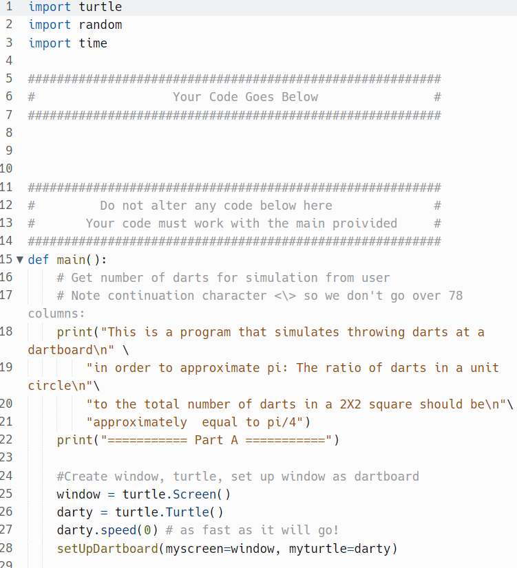 Solved Part A Approximating the Value of Pi Almost everyone | Chegg.com