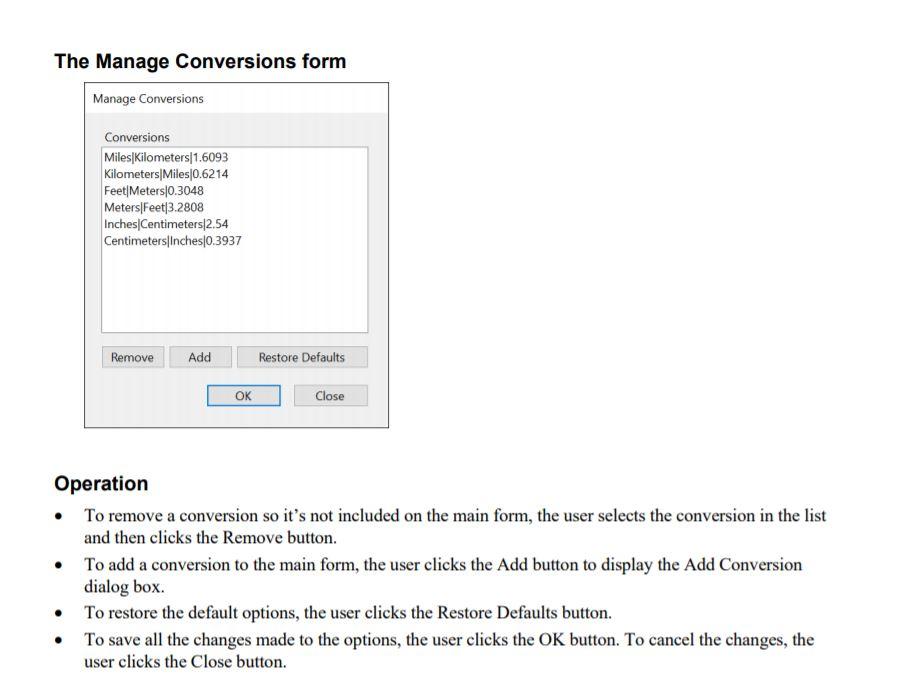 Calculate conversions For this project, you'll | Chegg.com