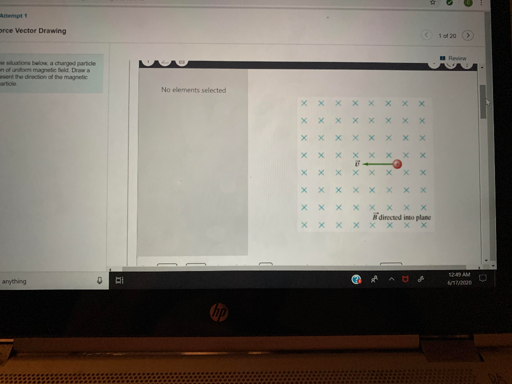 Solved Part A Draw the vector starting at the location of | Chegg.com