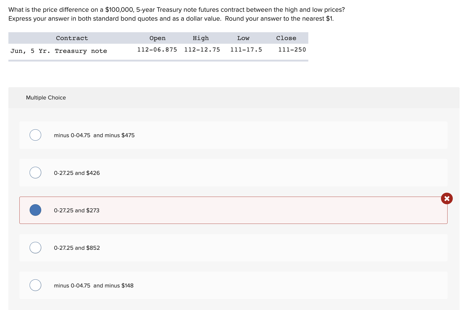 Solved What is the price difference on a $100,000,5-year | Chegg.com